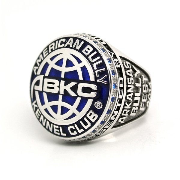 ABKC American Bully Kennel Club Corporate ring - Custom Champion Ring