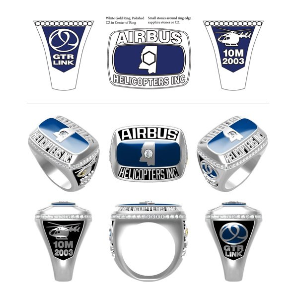 GTR LINK - Airbus Helicopters Inc ring - Custom Champion Ring