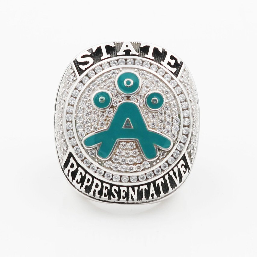 School Counselor of The Year State Representative ring - Custom ...