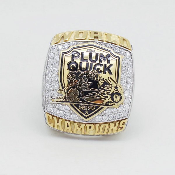 2014 Plum Quick Golf Cart World Champions ring - Custom Champion Ring