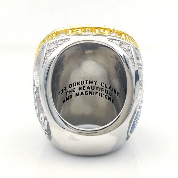 Saint Peter's Peacocks Elite Eight ring - Custom Champion Ring